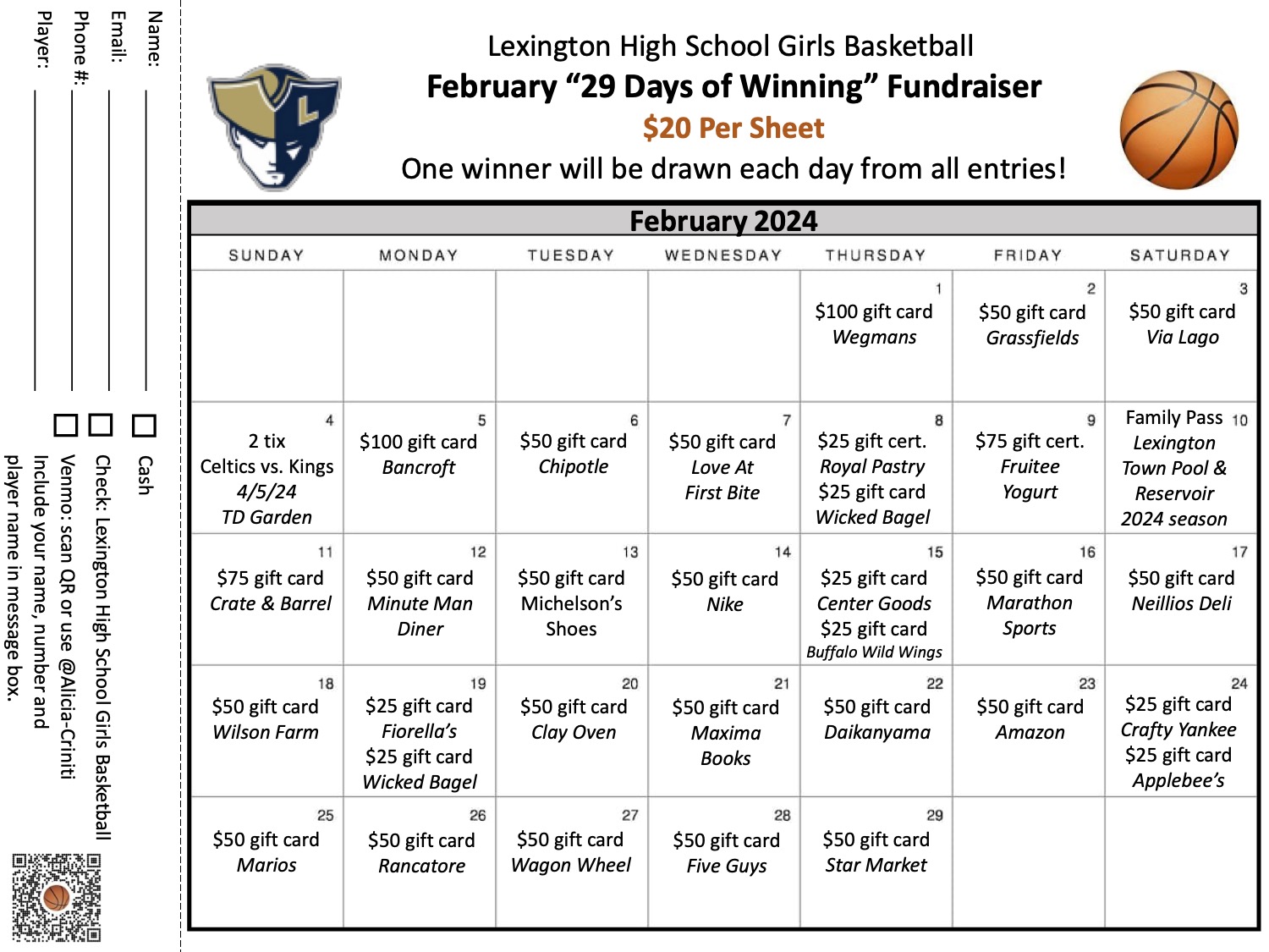 LYBA Night at LHS – LYBA